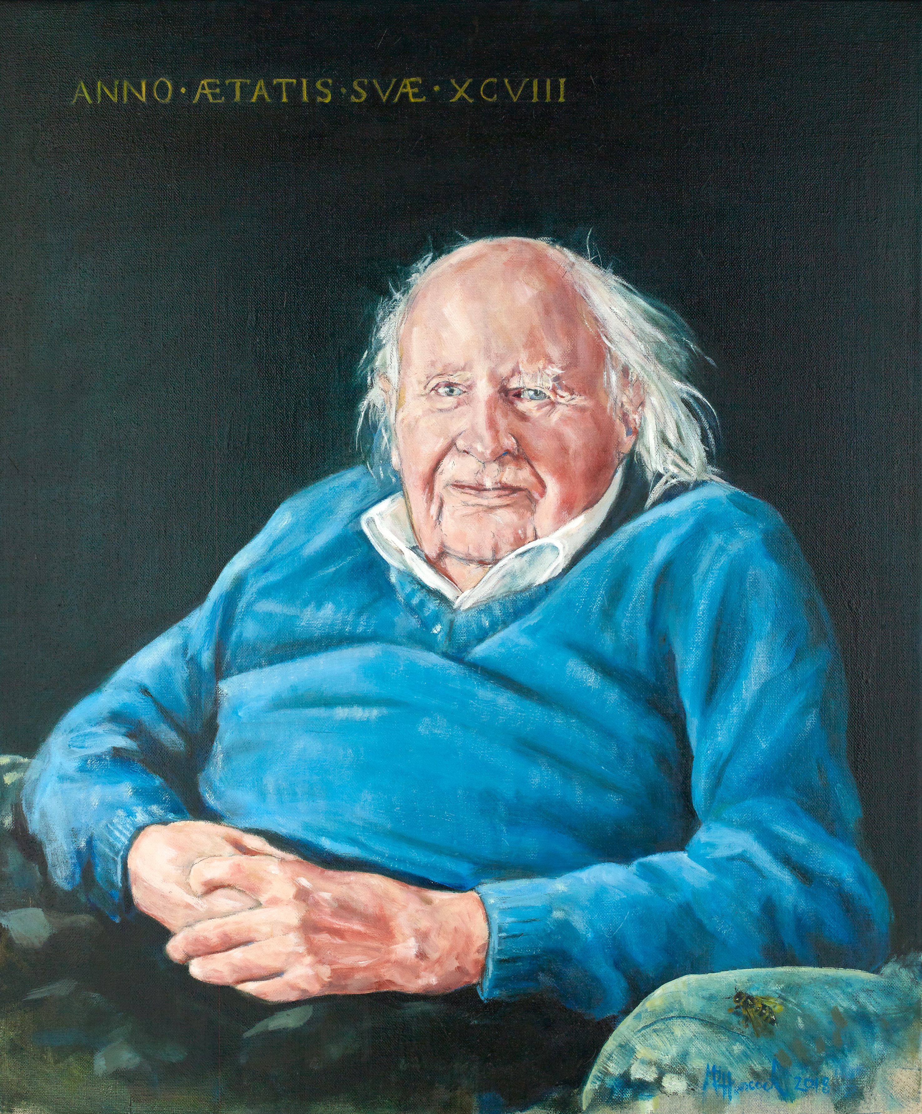 Portrait of Professor Donald Russell unveiled | Humanities Division
